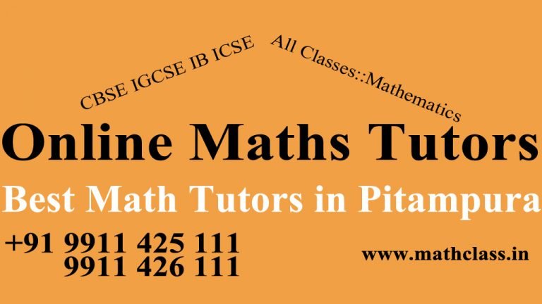 Best Online IB MYP IGCSE Maths Tutors in Kohat Enclave Pitampura